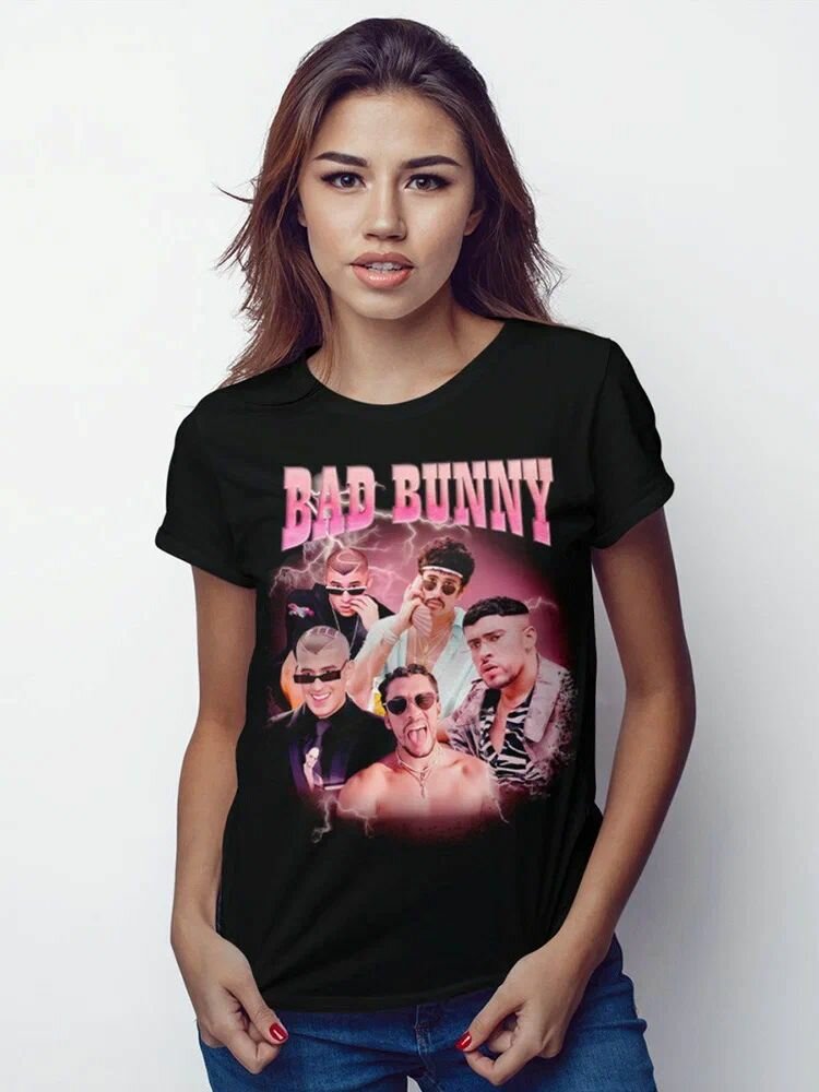Футболка Bad Bunny / Бэд Банни / Женская