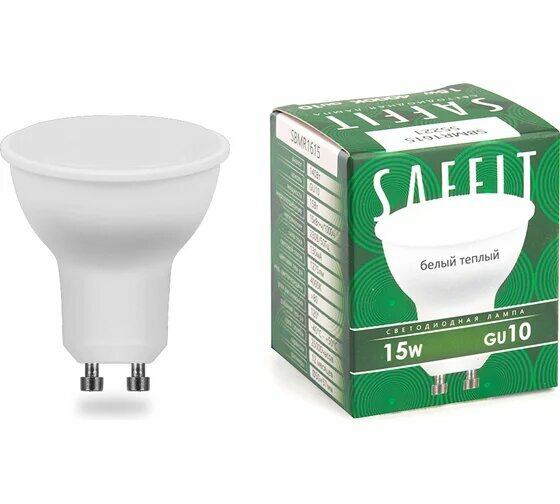 Светодиодная лампа SAFFIT SBMR1615 MR16 GU10 15W 2700K