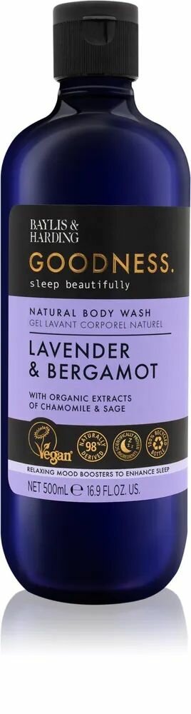 Baylis & Harding - Goodness Sleep Lavender & Bergamot Body Wash Гель для душа 500 мл