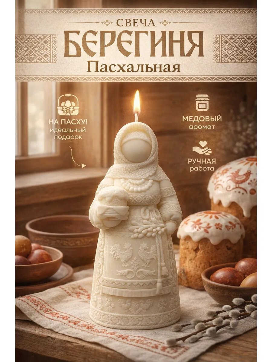 Свеча Берегиня Пасхальная