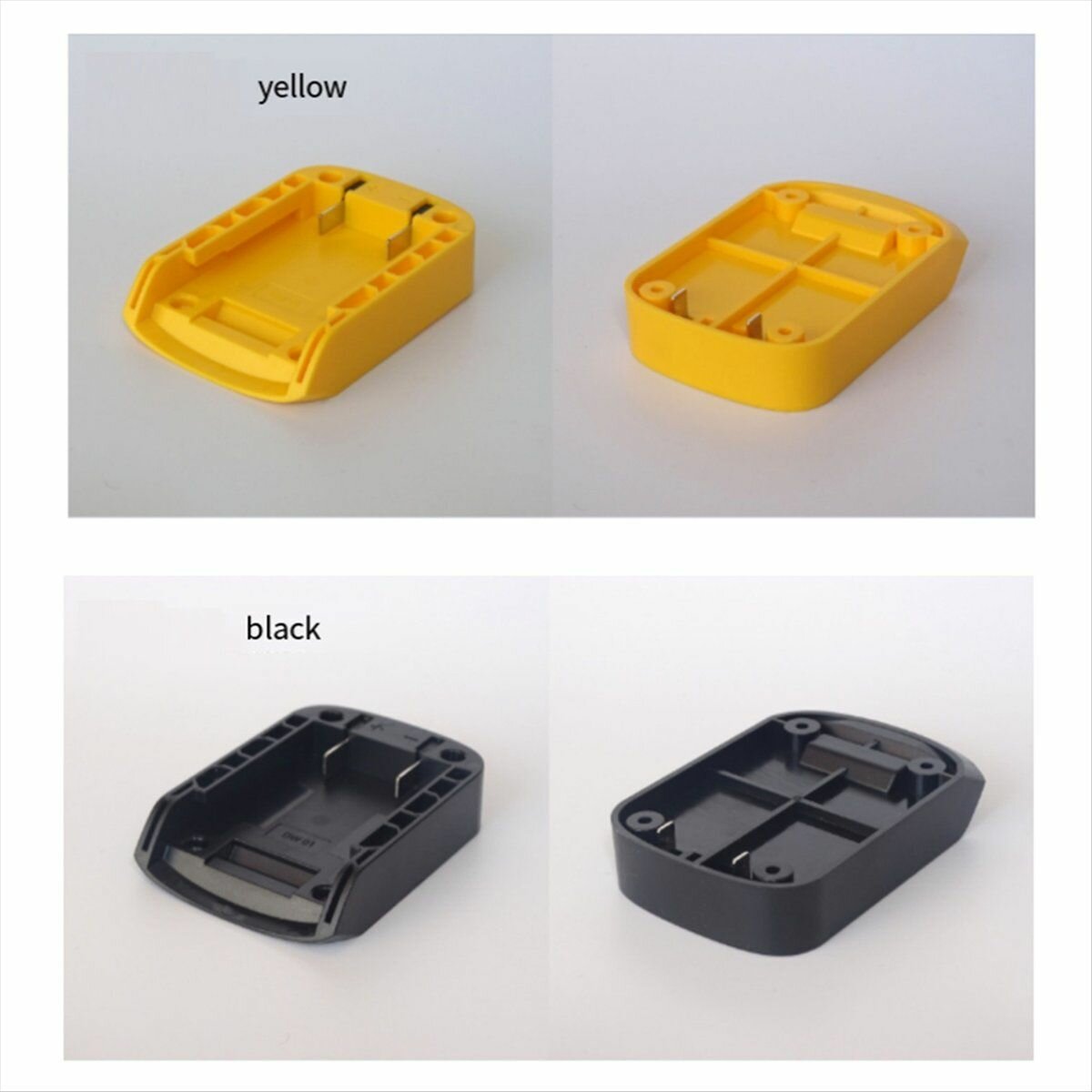 Разъем для литиевой батареи DeWalt 18 В, адаптер для самостоятельной сборки, черный.