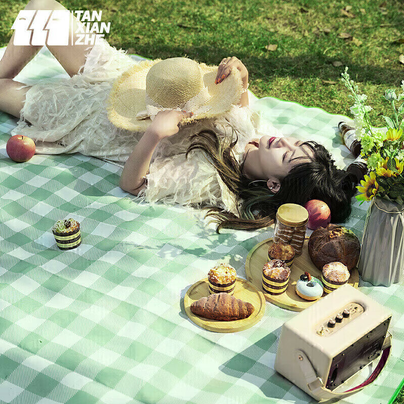 TAN XIAN ZHE Толстая пикник-коврик с водонепроницаемой тканью Оксфорд, портативный пляжный коврик для кемпинга