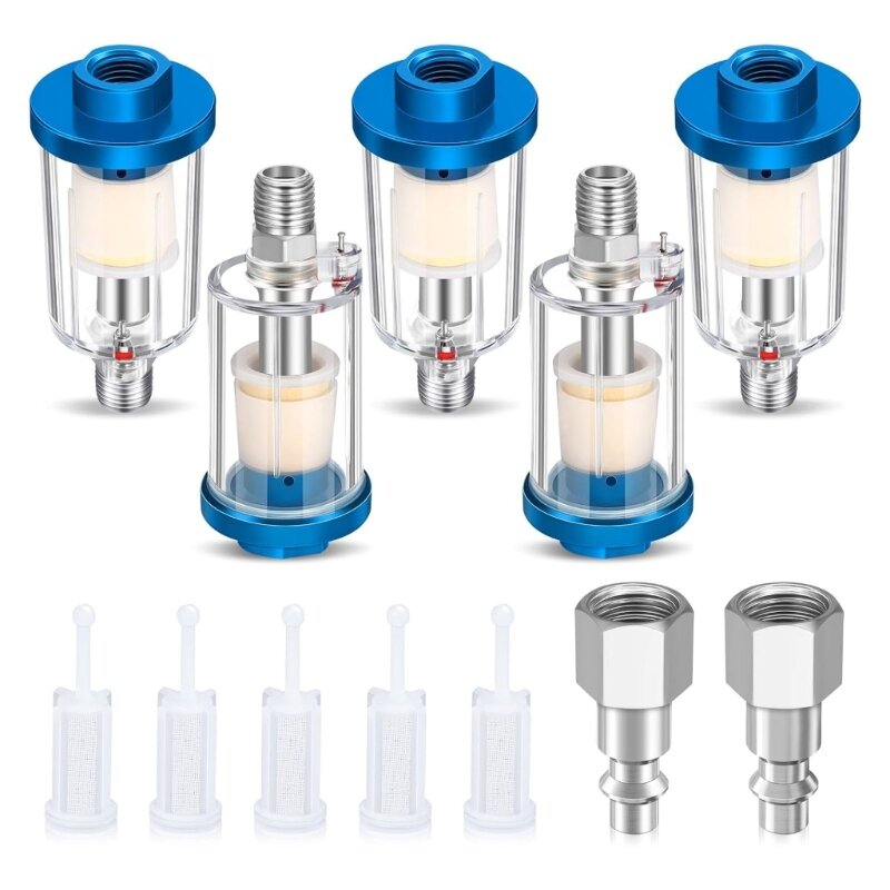 Высокоэффективный Масляно-Водоотделительный Фильтр Для Замены Водяного Маслоотделителя Воздушного Компрессора 1/4 дюйма NPT Фитинги