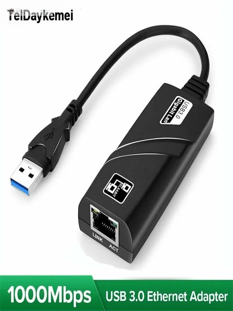 10/100/1000 Мбит/с проводной USB 3.0 на RJ45 Lan Ethernet адаптер RTL8153 сетевая карта для ПК Macbook Windows Laptop