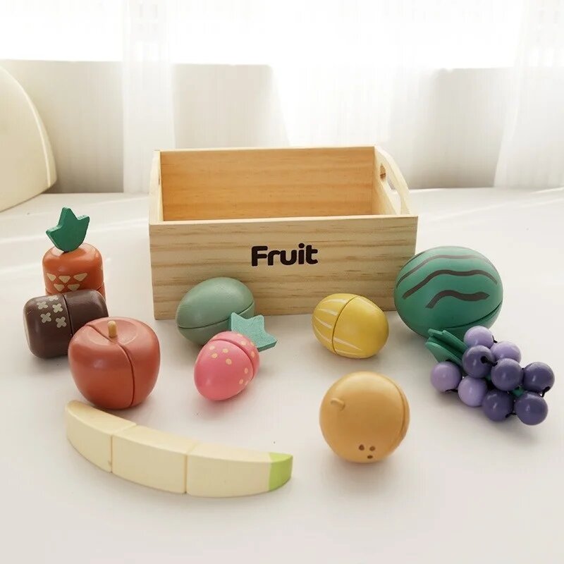 Деревянный набор "Фрукты" для детей, Fruit Group