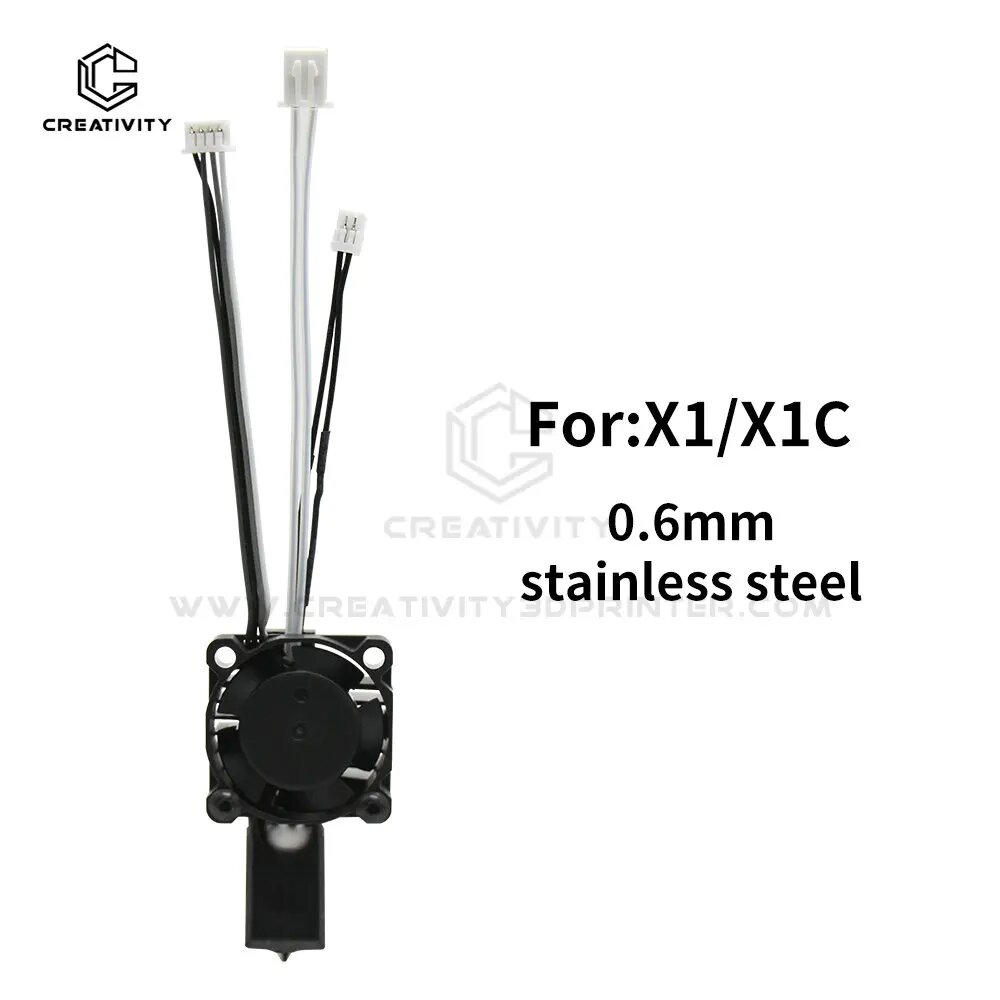 J-головка для X1/X1C, 0.6mm, нержавеющая сталь
