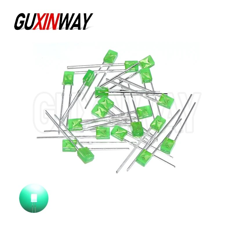 Набор светодиодов GUXINWAY 100 шт, 2*3*4 мм, 5 цветов