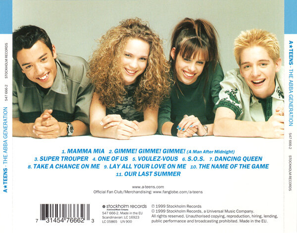 Компакт-диск A-Teens: Abba Generation (1 CD) — фото 1