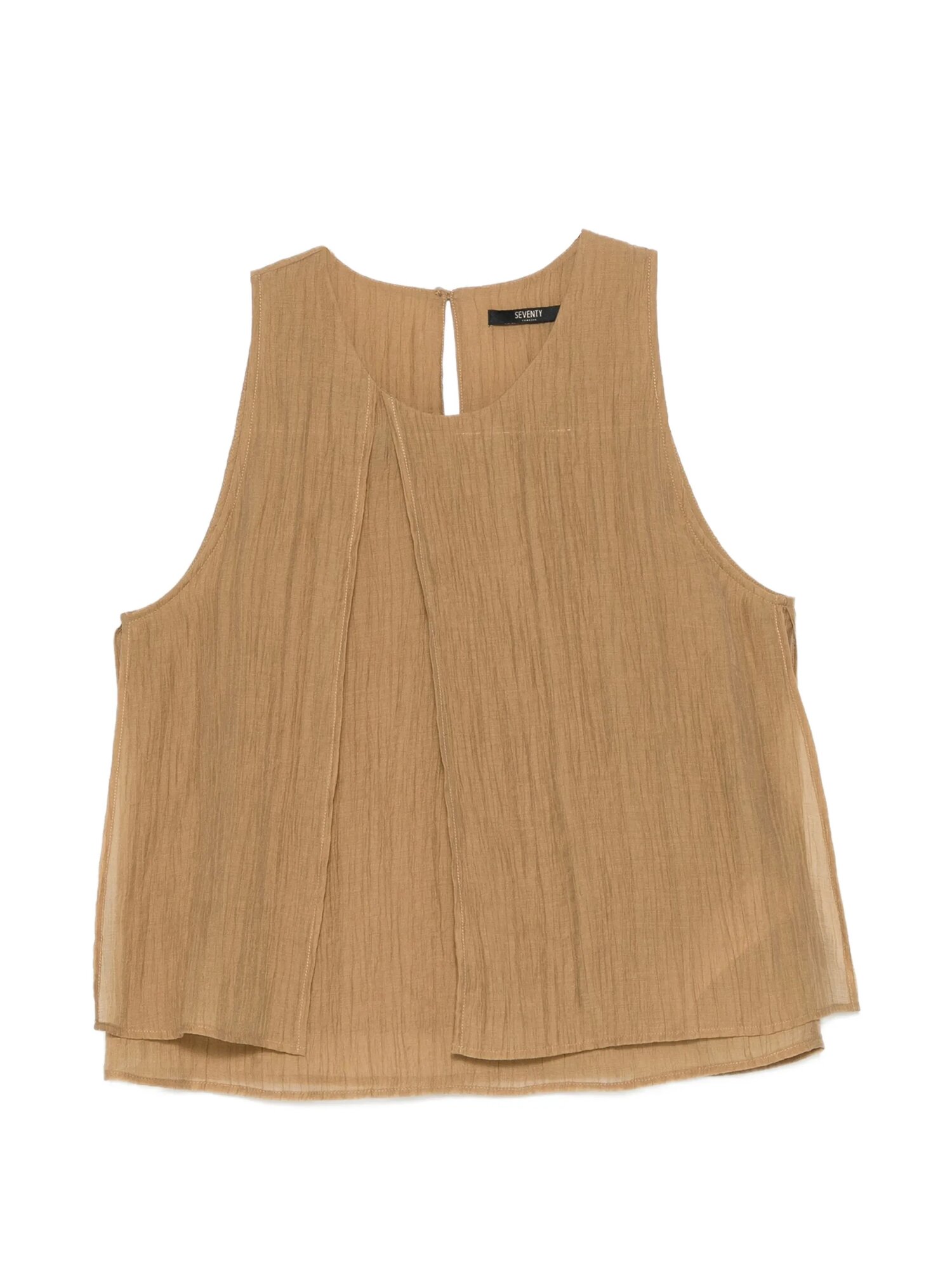 Топ Textured sleeveless top