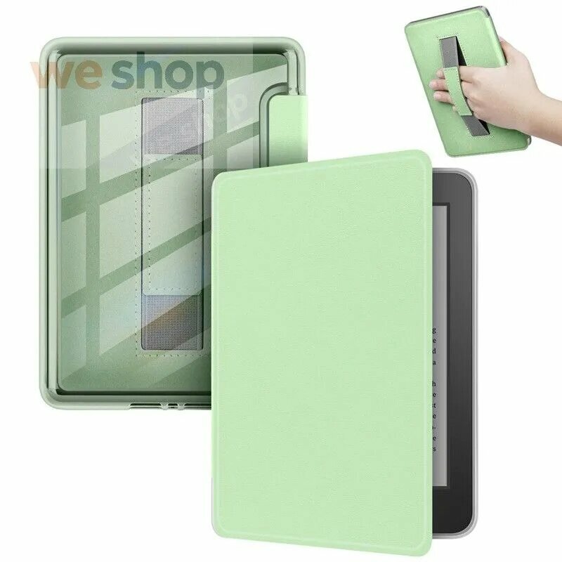 Kindle PaperWhite akrilovyy protativeny chehol Чай зеленый kpw4