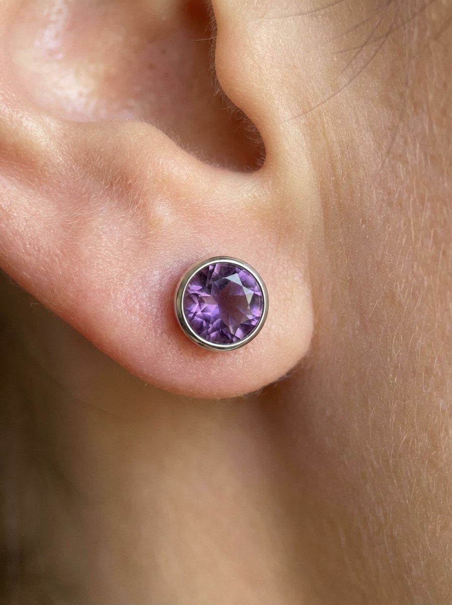 Серьги пусеты, серебро, 925 проба