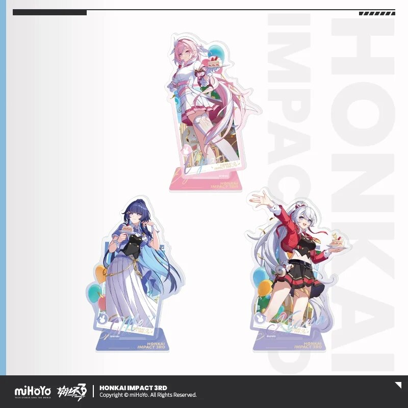 Брелок Elysia из аниме Honkai Impact 3rd Badge Elysia — фото 1