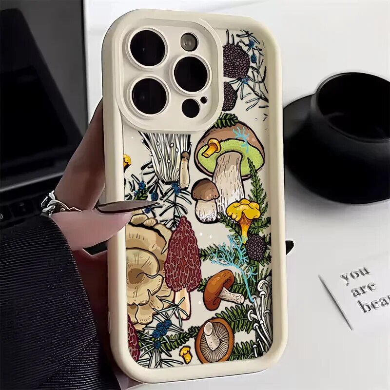 Чехол для Xiaomi 14 с грибами, цвет 2