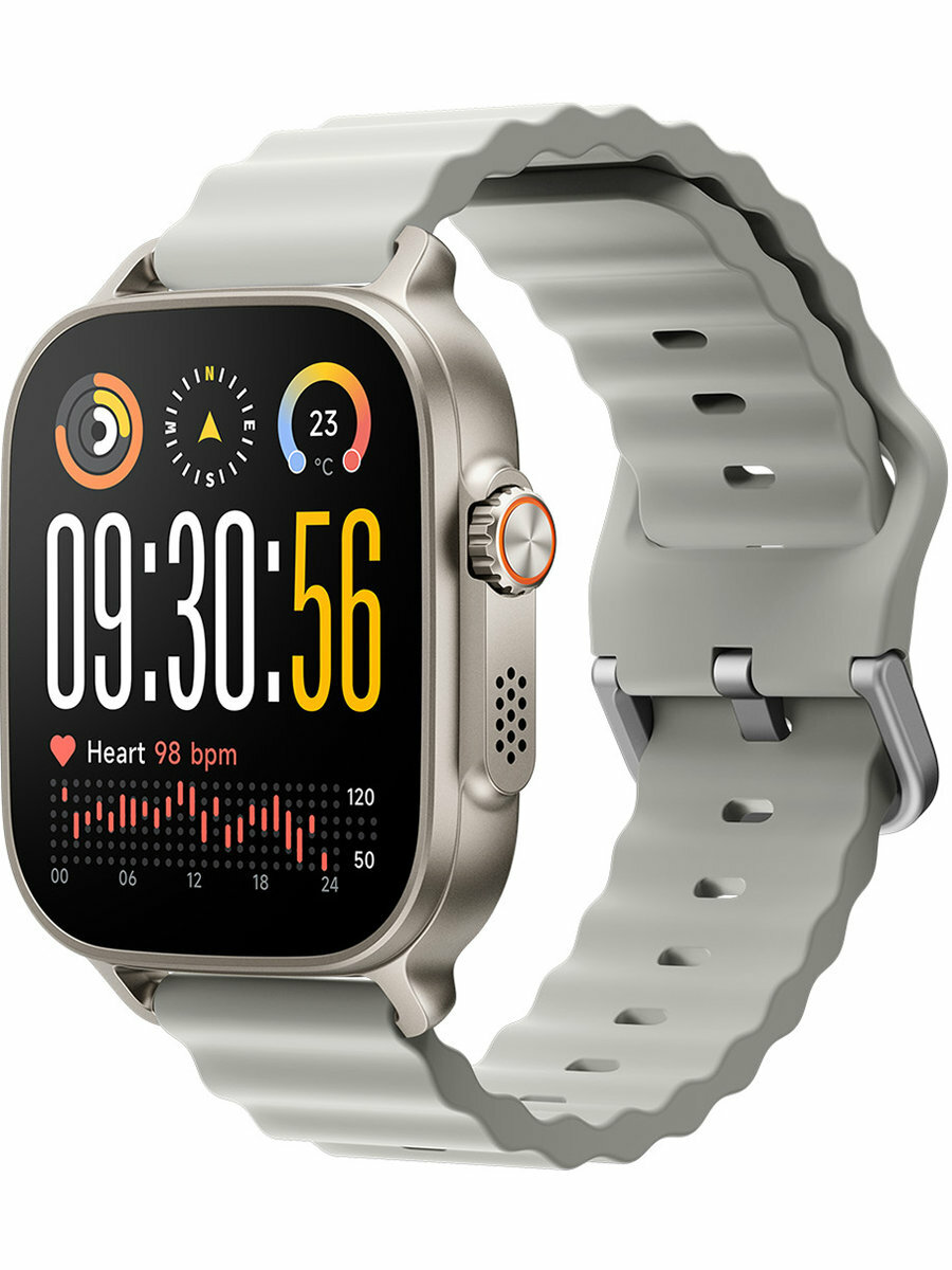 Умные часы realme Watch 5, 1.97", AMOLED, 460 мАч, Серебристые