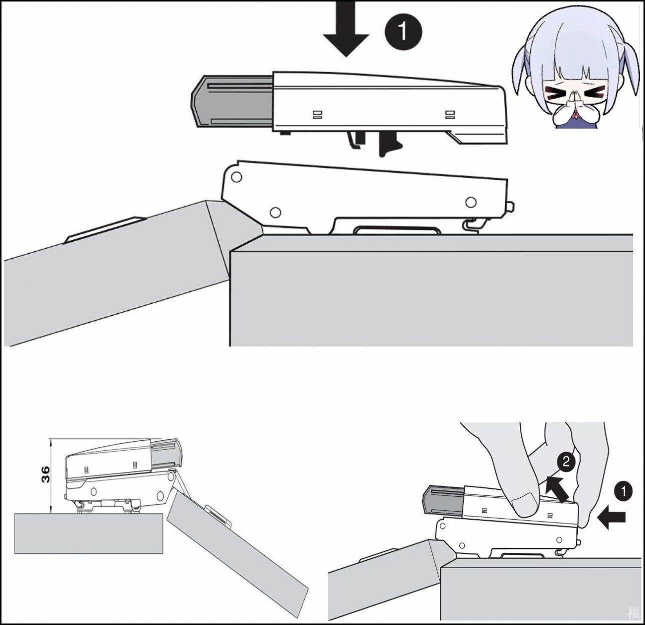 Эксклюзивный доводчик Blum BLUMOTION для накладной петли CLIP top 107 110 120 и CLIP 100 амортизация мебели обеспечивается-888
