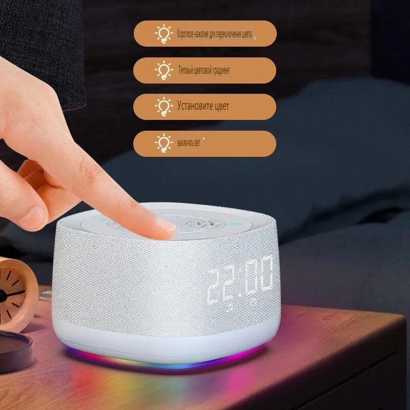 Умная колонка Новая Станция Лайт 2 с Алисой, белый цвет, 5Вт, Bluetooth