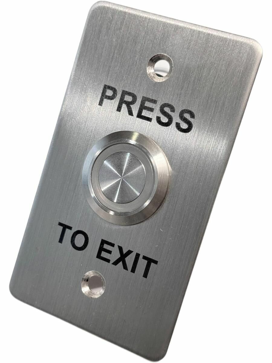 Кнопка выхода ЛКД-КВ-12-20 врезная, с подсветкой, NO/NC/COM контакты