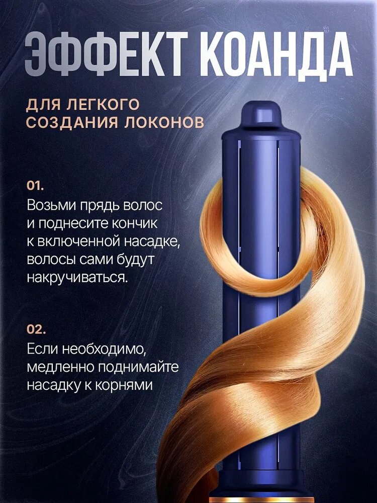 Стайлер фиолетового цвета для укладки волос, компактное устройство для стайлинга — фото 1