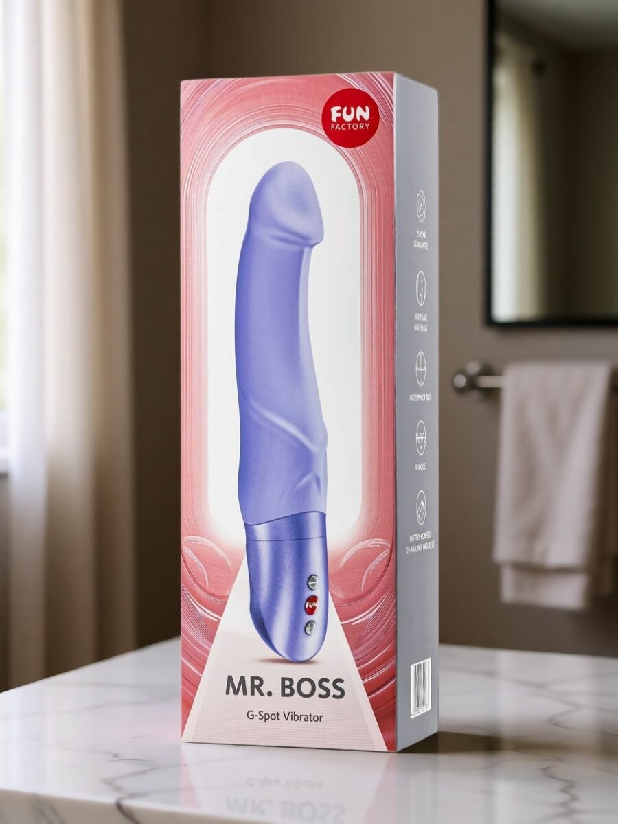 Вибратор Fun Factory "MR. BOSS", для точки G, водонепроницаемый, 12 режимов