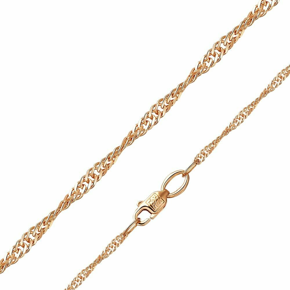 Цепь красное золото, 585 проба