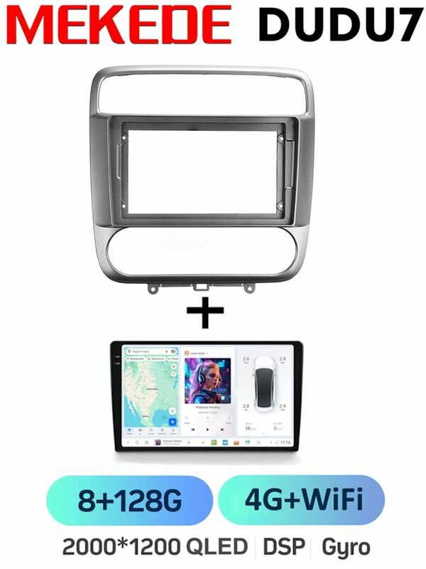 Магнитола 9" Mekede DUDU7 8/128 Gb для Honda Stream 1 2000-2006 carpay Android