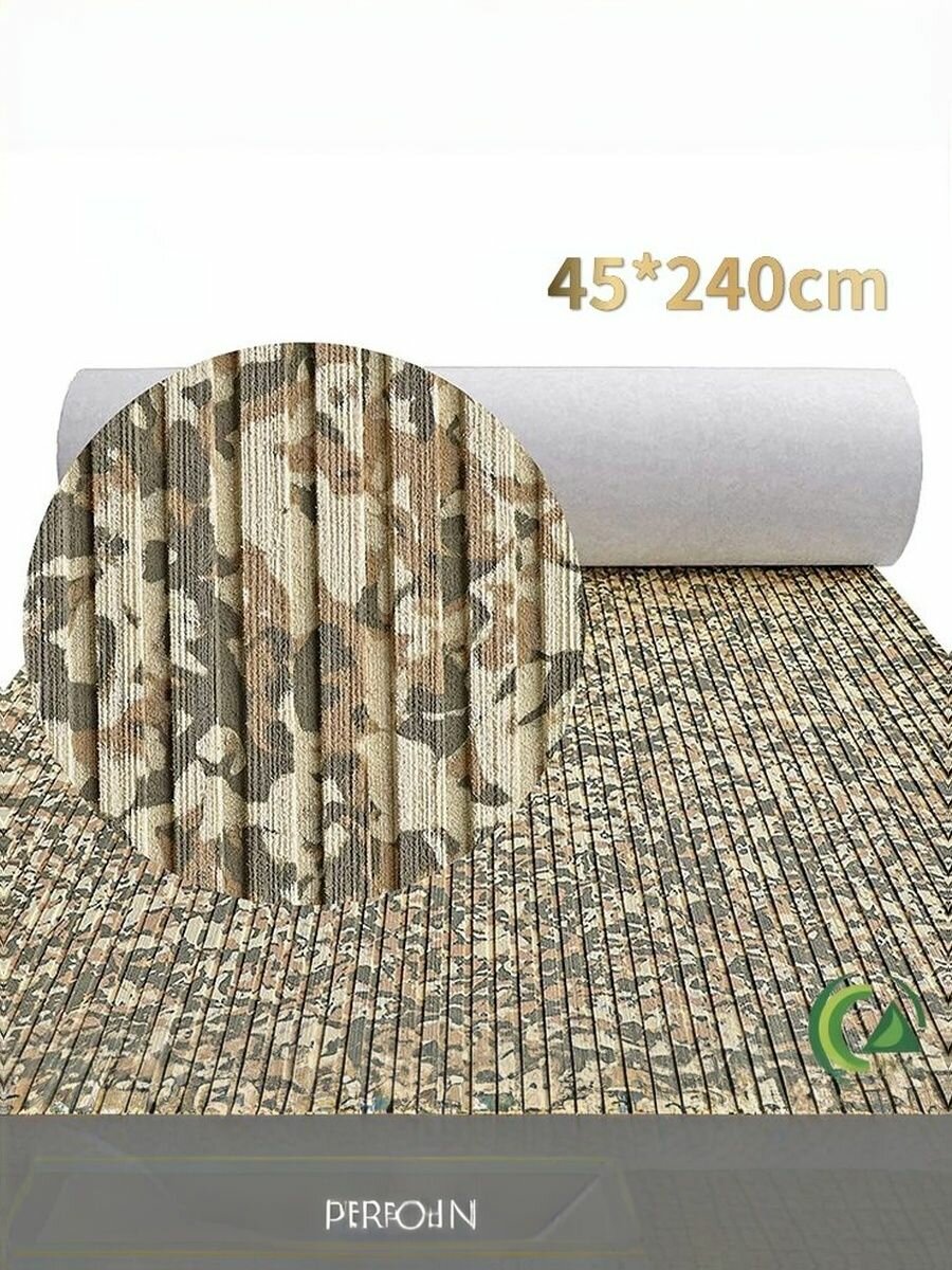 Водонепроницаемый и противоскользящий лодочный коврик для пола камуфляжной расцветки eva с имитацией помело Деревянный коврик для пола