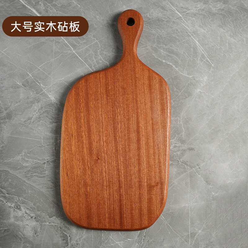 Разделочная доска из эбенового дерева Heshi, доска для стейков из массива дерева, разделочная доска с нестандартной ручкой, деревянная тарелка, столовая посуда, тарелка для стейков, деревянный поднос.