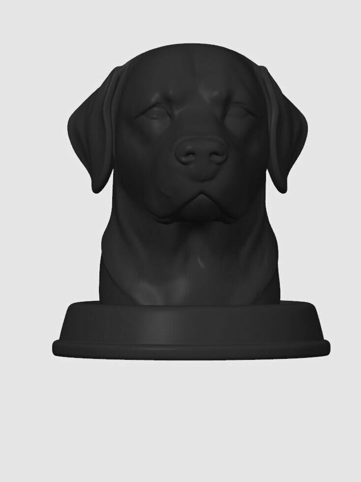 Эксклюзив! Статуэтка собаки - Лабрадор (8см, черный) - Верный друг, подарок, талисман