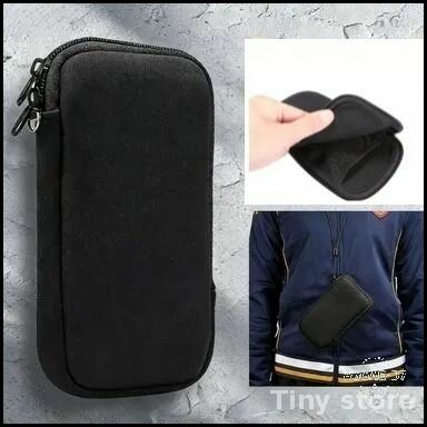 Сумка для мобильного телефона, чехол для смартфона, универсальная сумка на молнии с диагональю 6,7-6,9 дюйма, эластичный материал