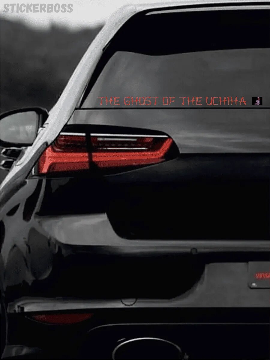 Наклейка на авто THE GHOST OF THE UCHIHA 40 см