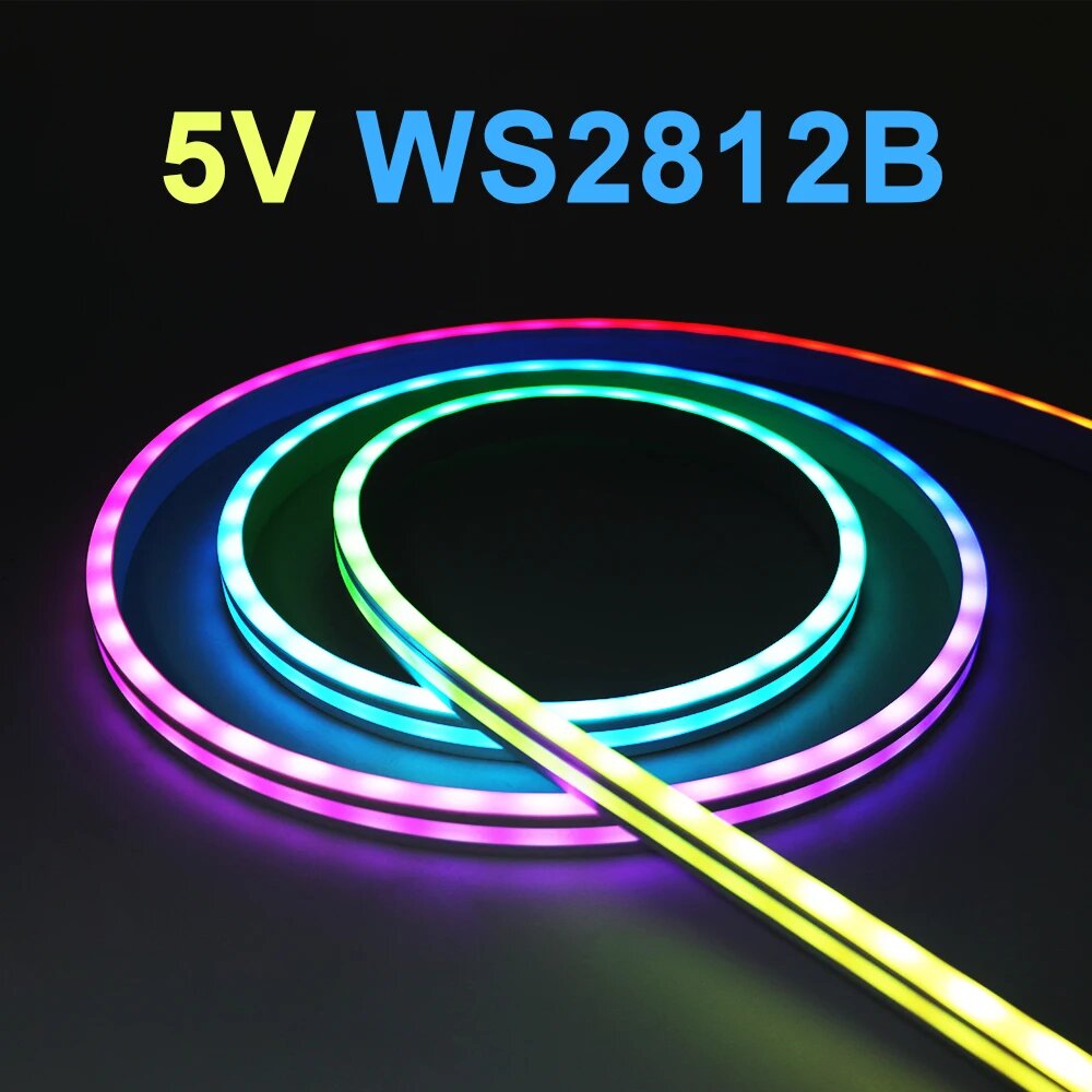 XUNATA RGB светодиодная лента 5050, 2м, 60led/м, силикон