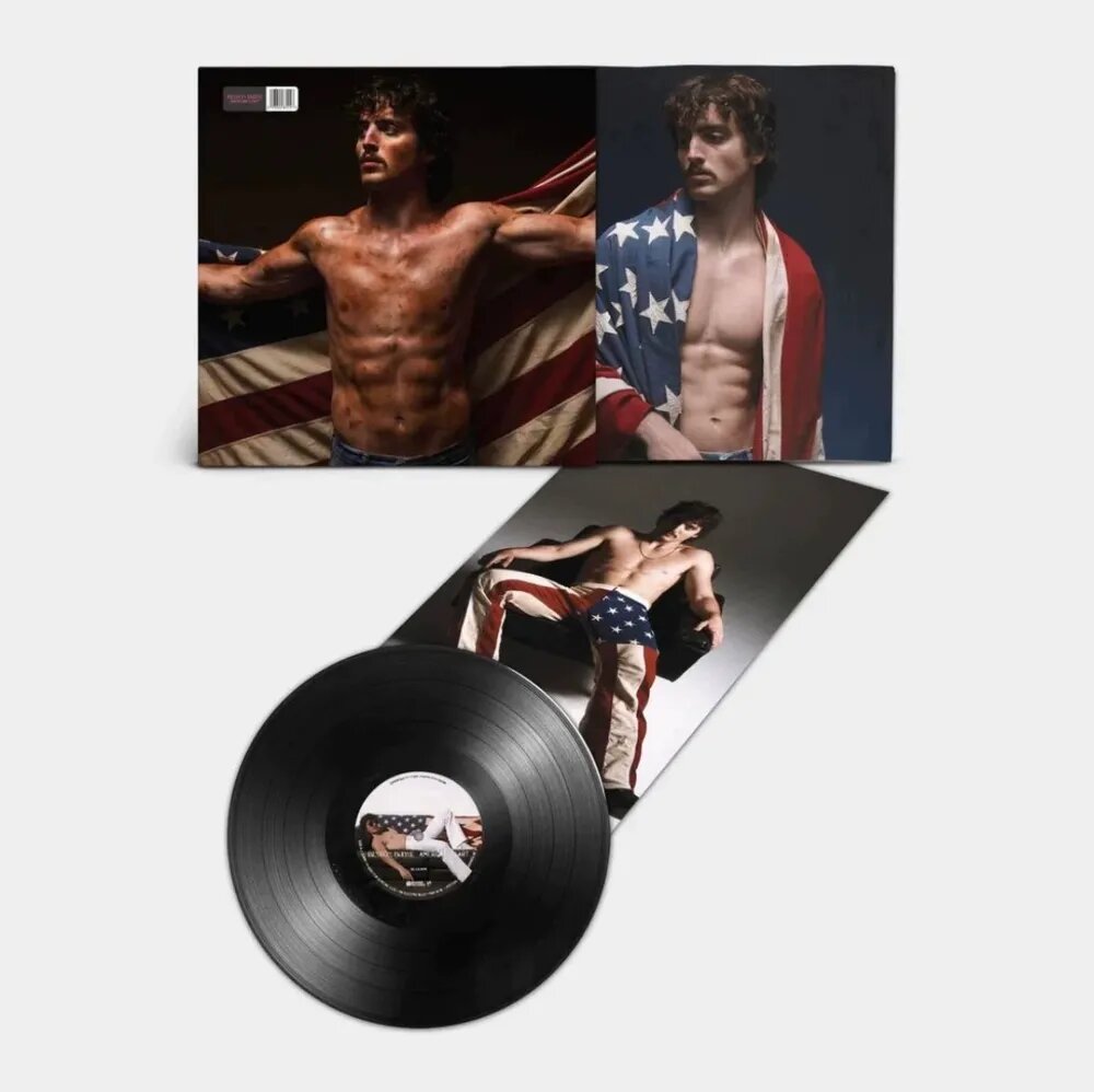 Виниловая Пластинка Benson Boone - American Heart Vinyl, LP, Album, Limited Edition, Red, White & Blue Marble