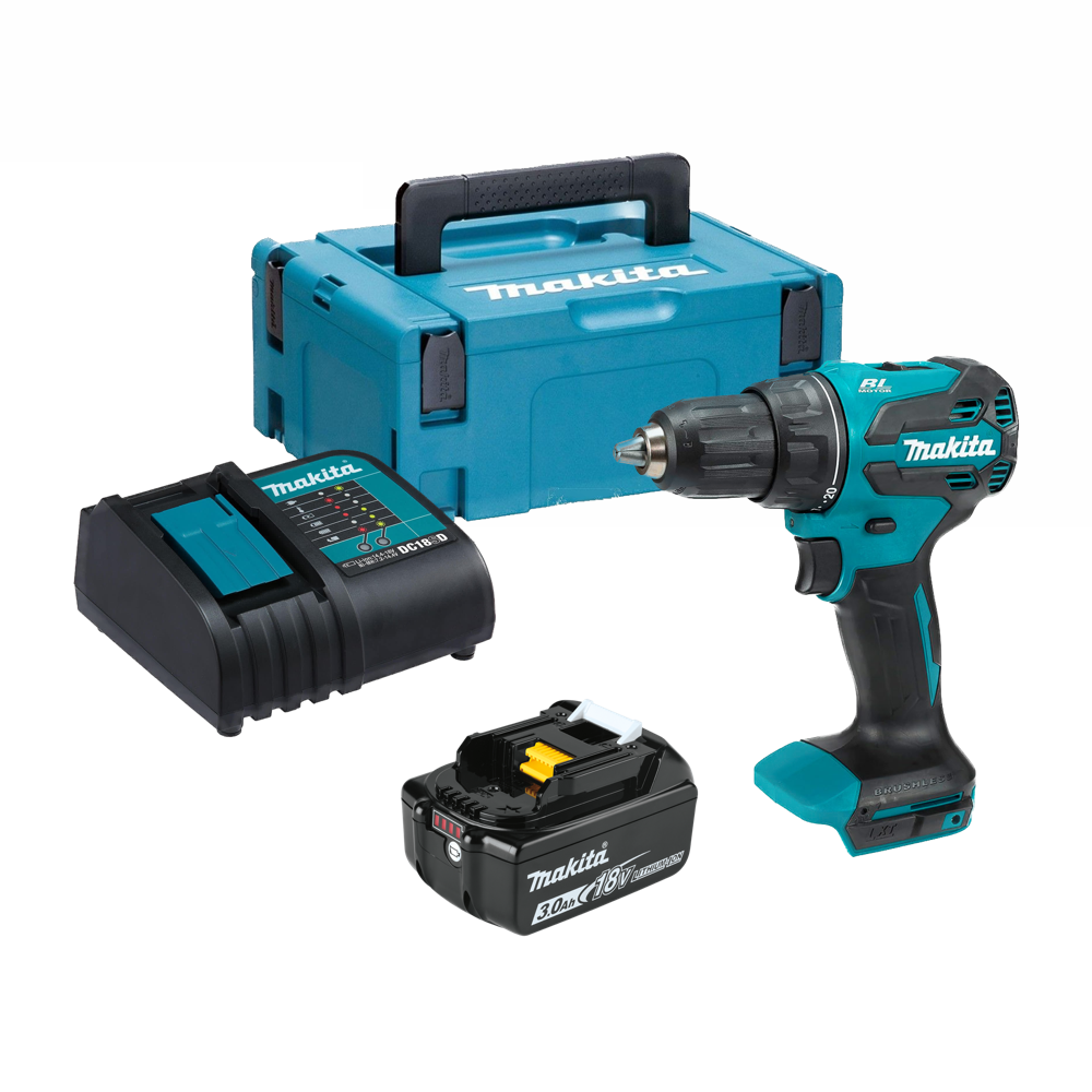 Аккумуляторная дрель-шуруповерт Makita LXT DHP490SF1J