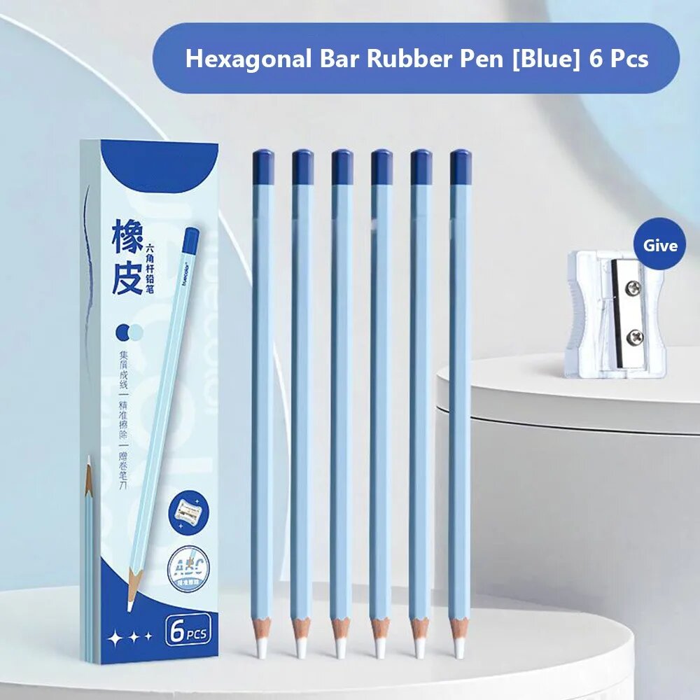 Ластик Push-Pull Blue