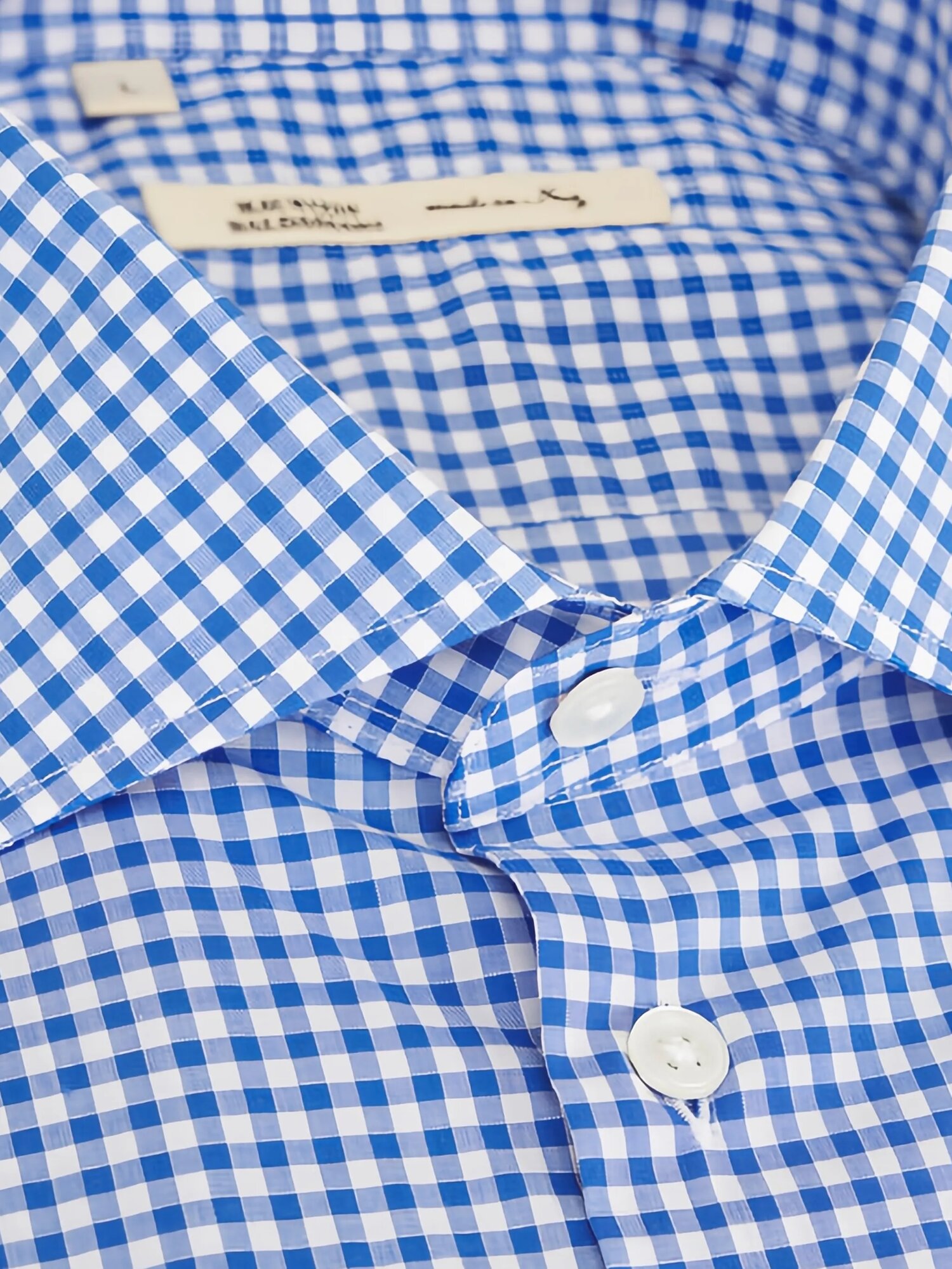 Рубашка MAURIZIO BALDASSARI Check cotton shirt, размер 2XL — фото 1