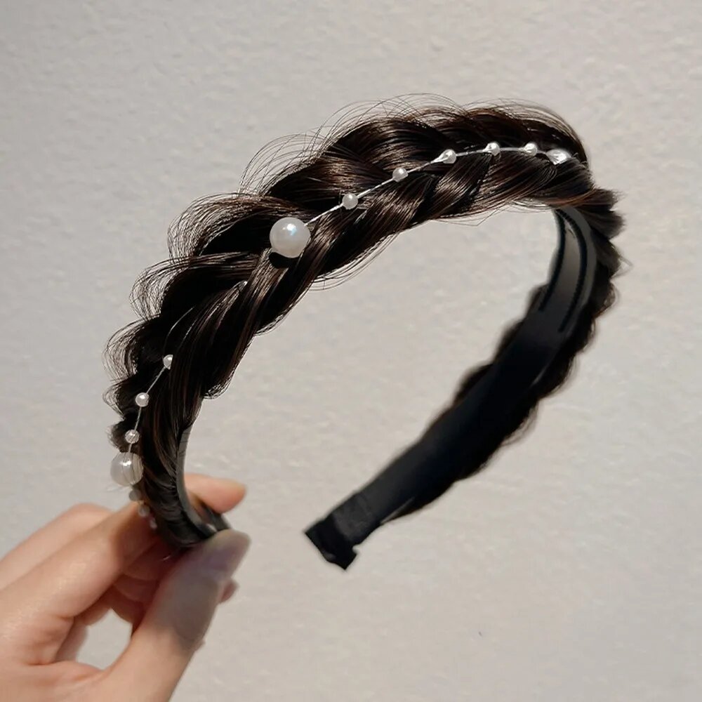 Синтетическая повязка на голову с косой, Style 4