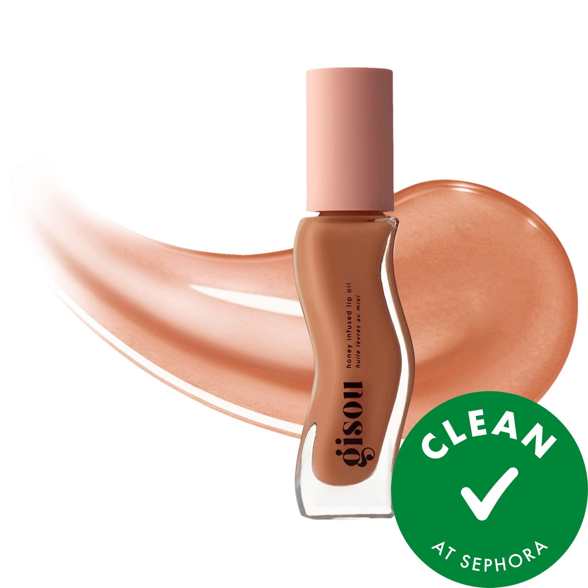 Масло-блеск Gisou Honey Infused Lip Oil - Sticky Toffee, матовый, 8 мл