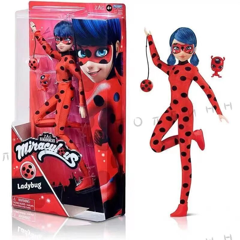 Кукла Miraculous Ladybug 27 см с аксессуарами, шарнирная фигурка Квами в комплекте — фото 1