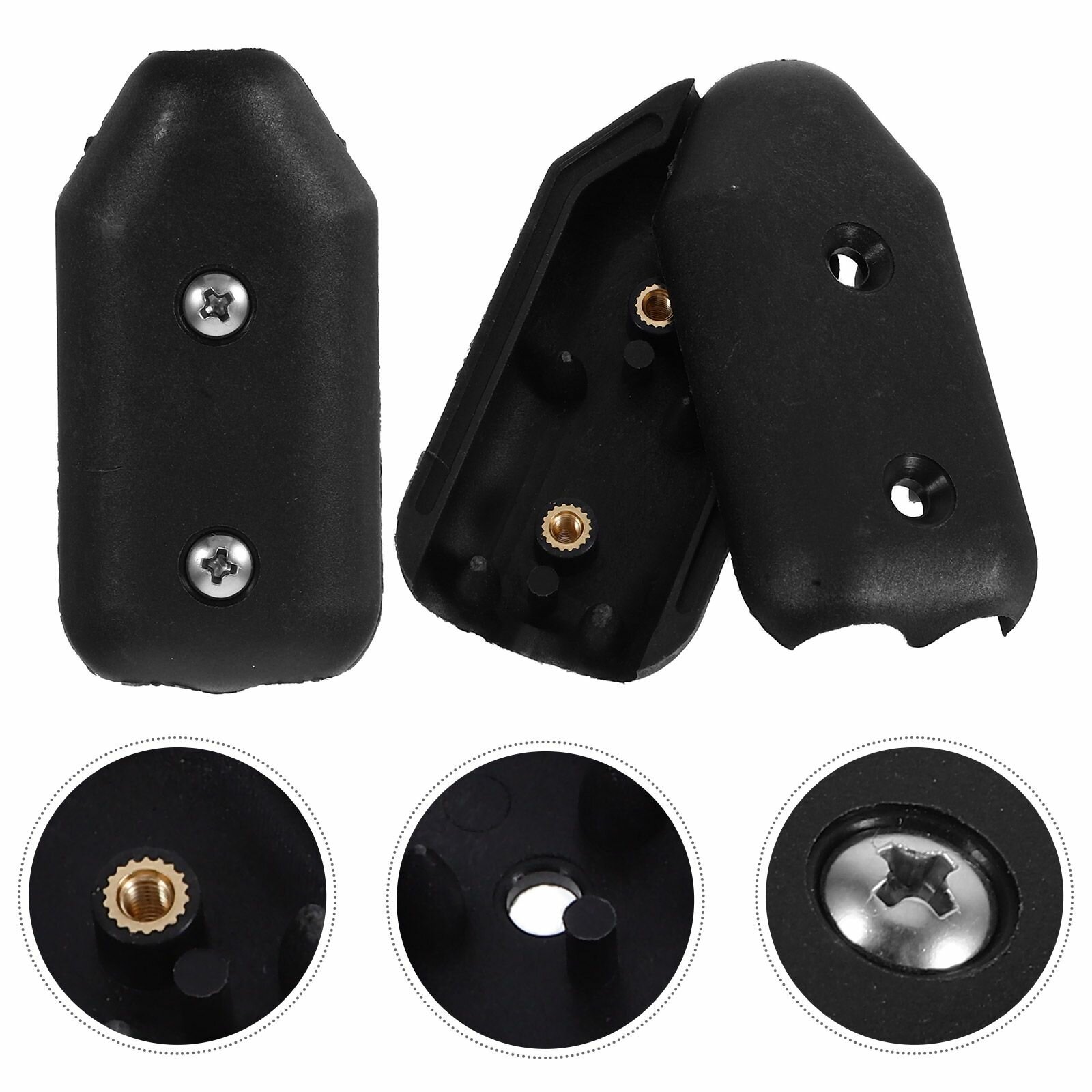 Упрочненный нейлоновый зажим для плетеных веревок 9-10 мм для безопасности на открытом воздухе, 2 шт