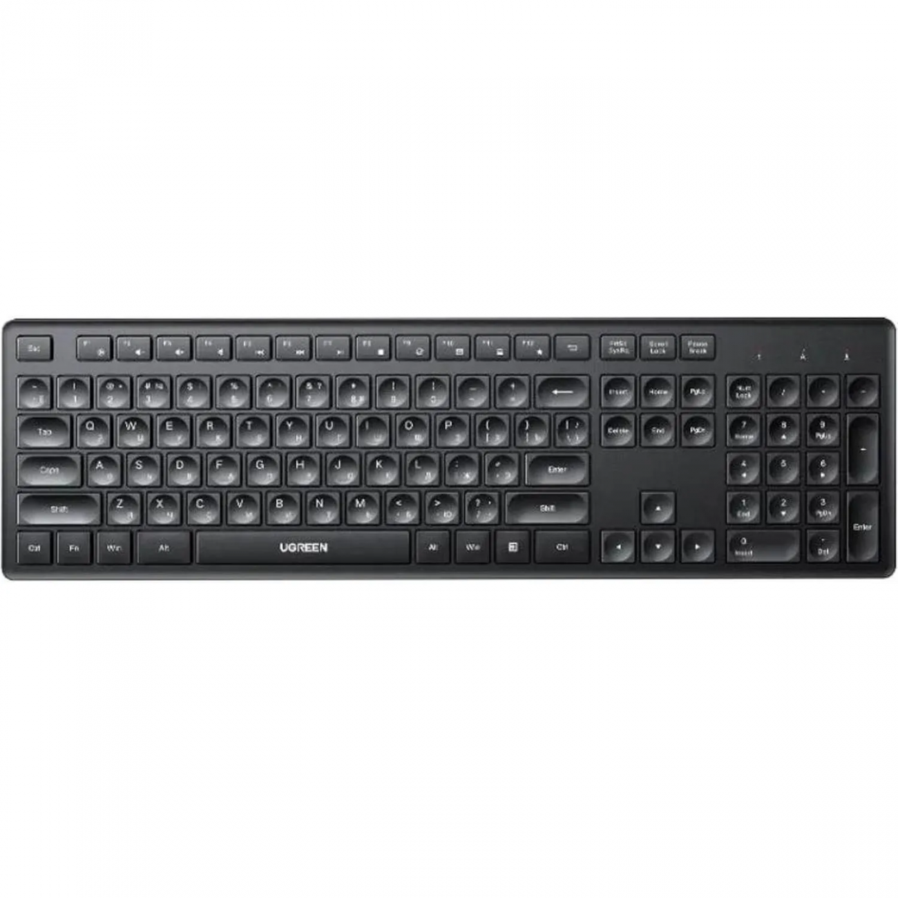 Клавиатура UGREEN KU004 (35734) беспров. Wireless 2,4G Keyboard черный 2421320 35734_
