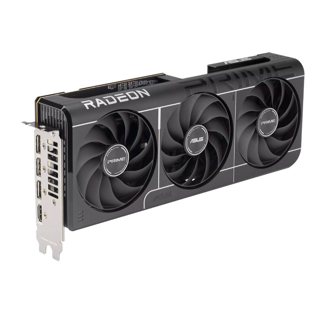 Видеокарта ASUS AMD Radeon RX9070 16Gb DDR6 256 bit 3*DP/HDMI 3*FAN (PRIME-RX9070-O16G-EVO) RTL