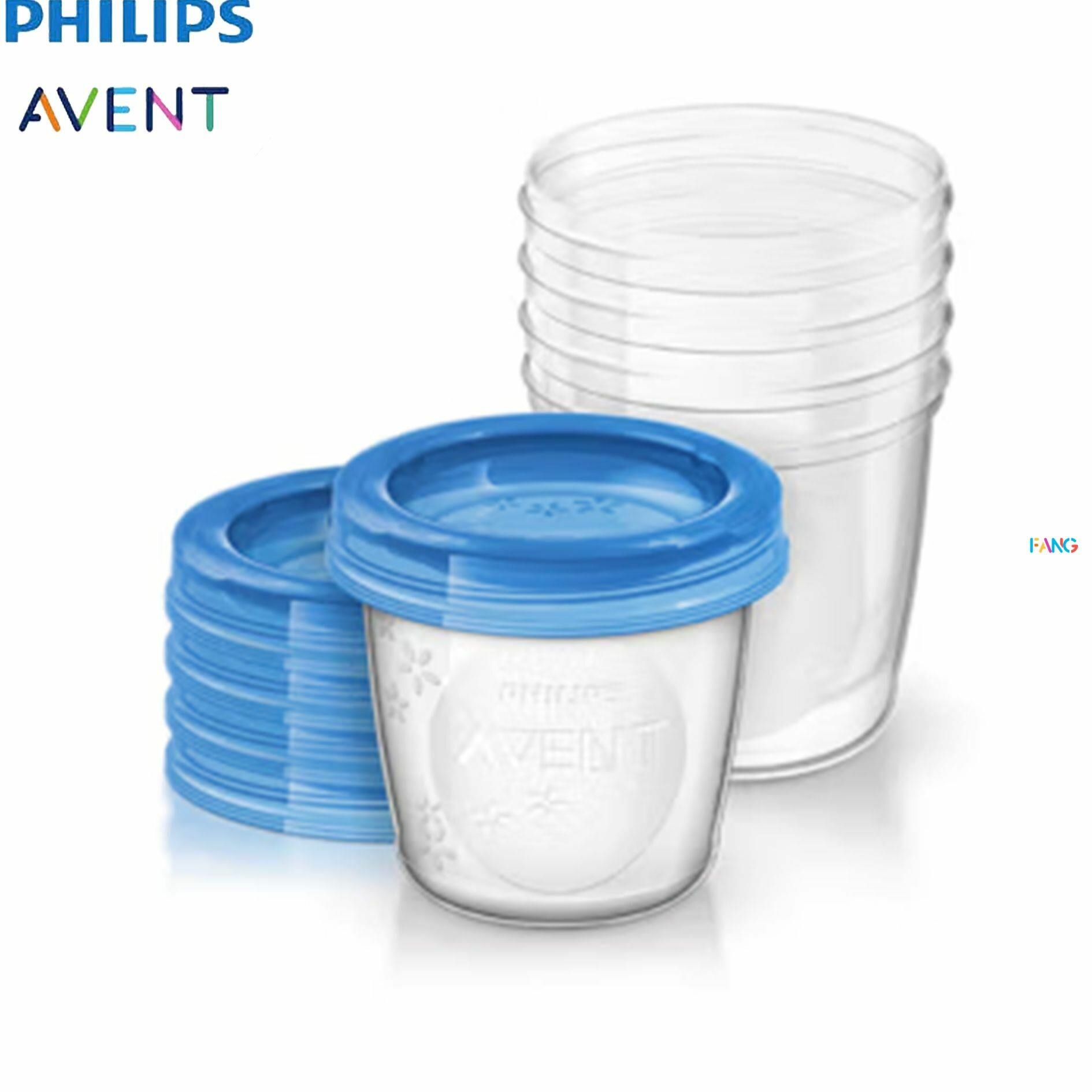PHILIPS AVENT SCF639/05 Стаканчики для хранения грудного молока 180 мл 5 шт.