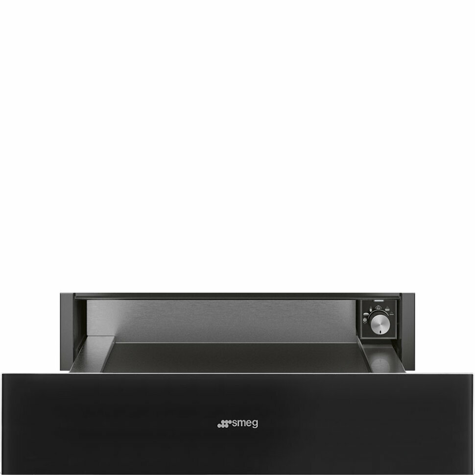 CPR115B3 / Подогреватель посуды SMEG Подогреватель посуды SMEG, стекло Deep Black, открывание push, по