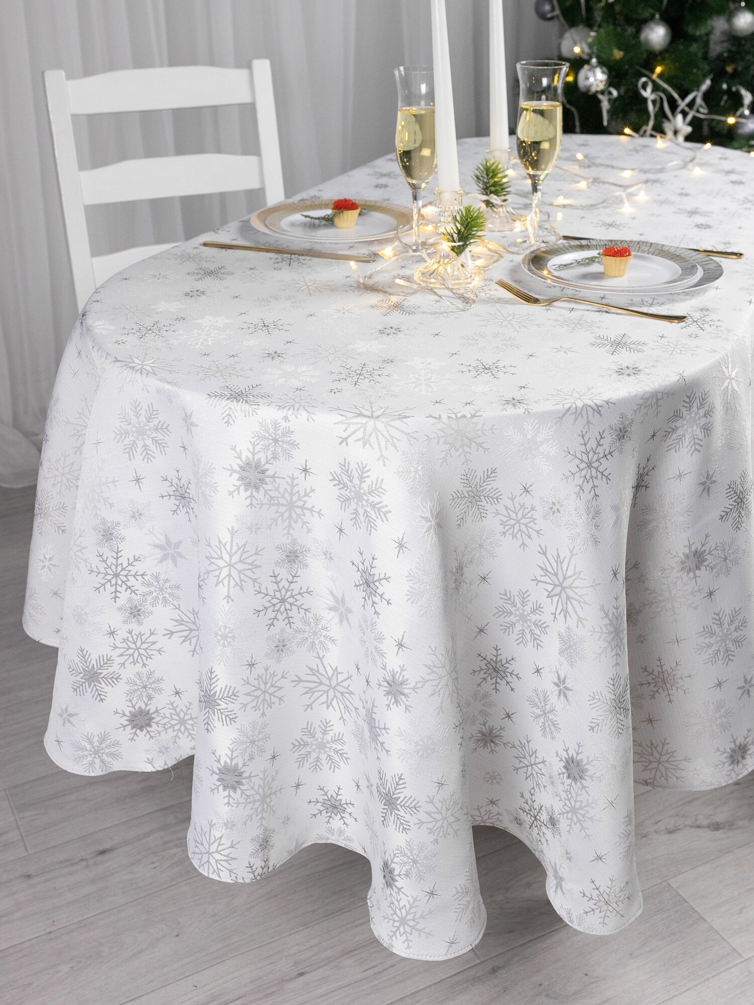 Скатерть овальная WELLNESS 150*300 см