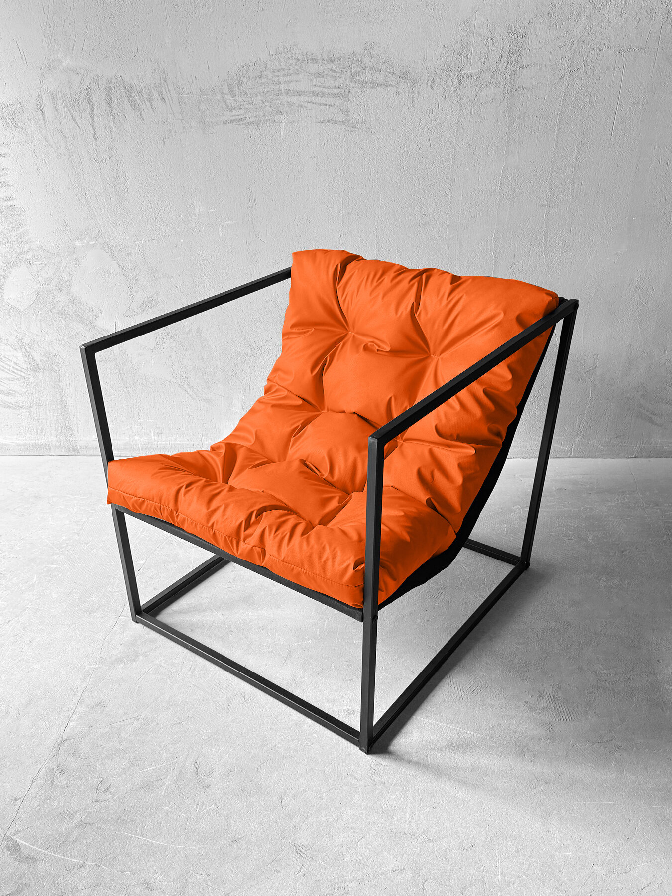 Садовое кресло Лофтовик + оксфорд оранжевый