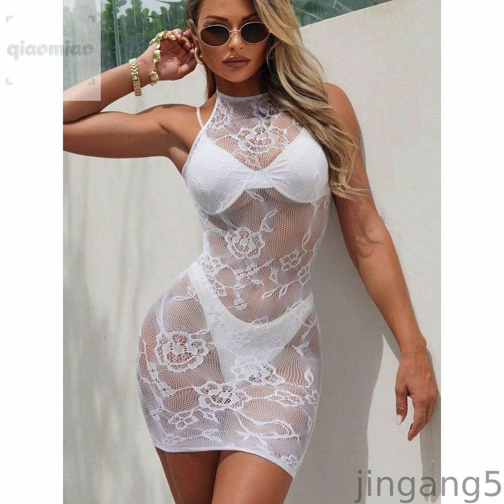 Сексуальное платье с бретелями и бесплатными чулками