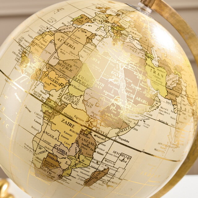 Декоративный глобус Карвуд 31 см бежевый, Boltze, 2005378-1