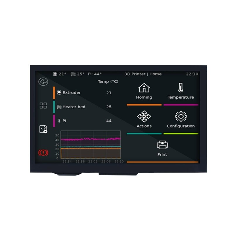 7-дюймовый IPS HDTV-дисплей с разрешением 1024x600, 5-точечный емкостный сенсорный экран, замена для ПК, компьютерные аксессуары