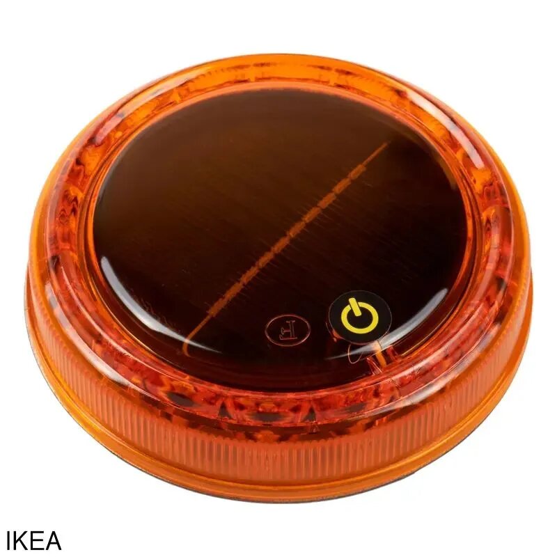 Проблесковый маяк LED 2шт (в комплекте 12 шт) для грузовиков, ABS пластик, оранжевый — фото 1