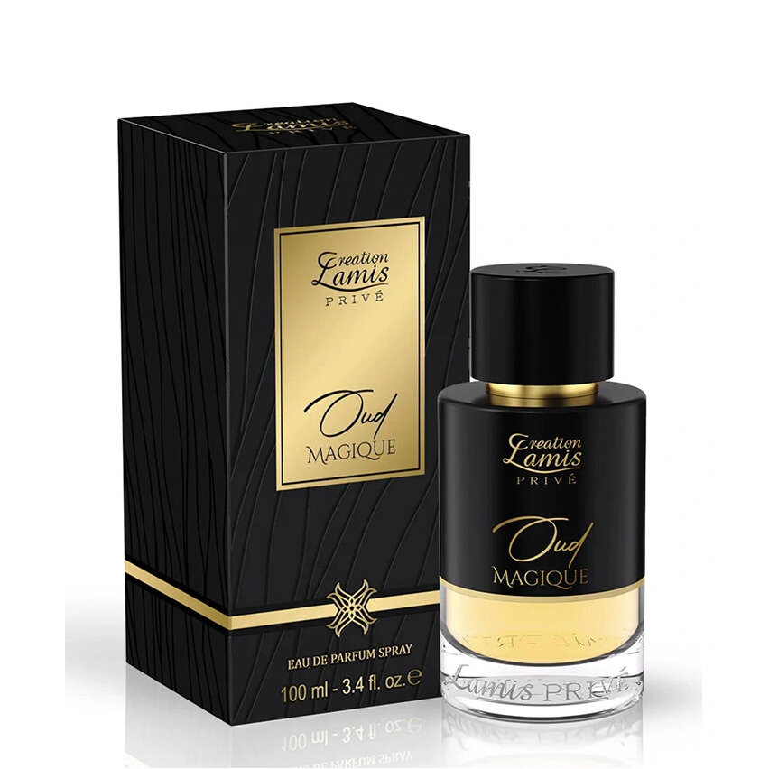Туалетная вода для женщин и мужчин Creation Lamis Oud Magique 100 мл / Духи Креашн Ламис Уд Мажик / Волшебный уд